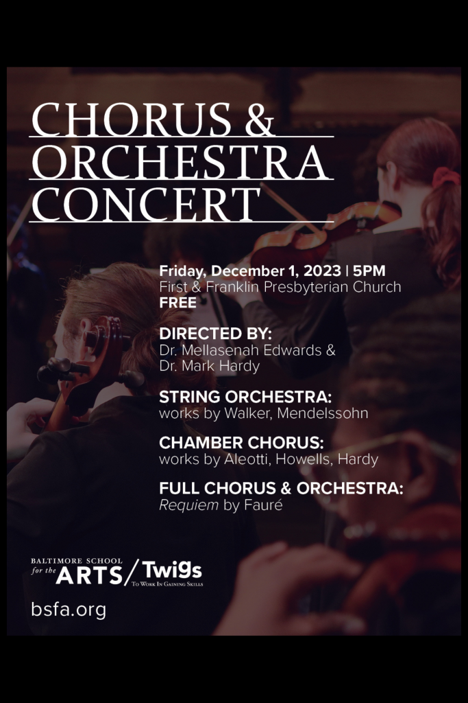 Chamber Chorus & Orchestra | Baltimore School for the Arts