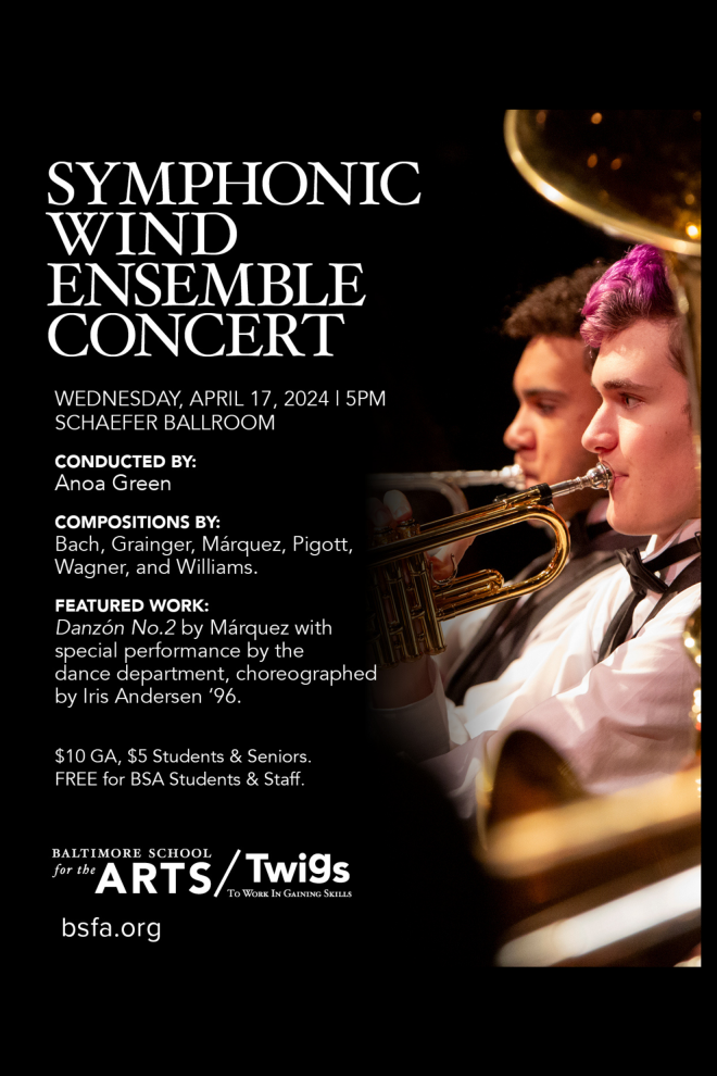Symphonic Wind Ensemble Concert | Baltimore School for the Arts